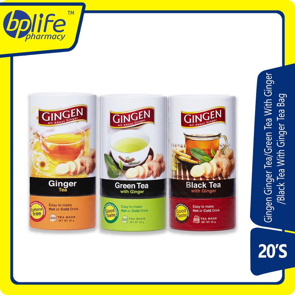 Gingen Ginger Tea/ Green Tea With Ginger/ Black Tea With Ginger Tea Bag ...