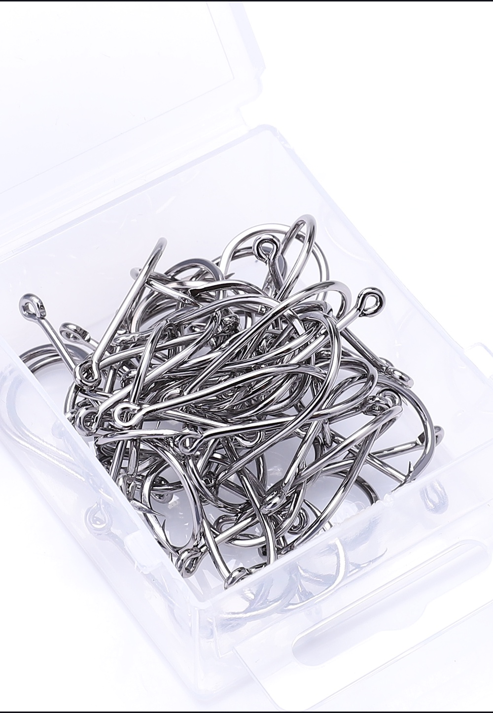 FTK 92669 Fishing Hook Ringed High Carbon Steel Barbed Hook Fishing ...