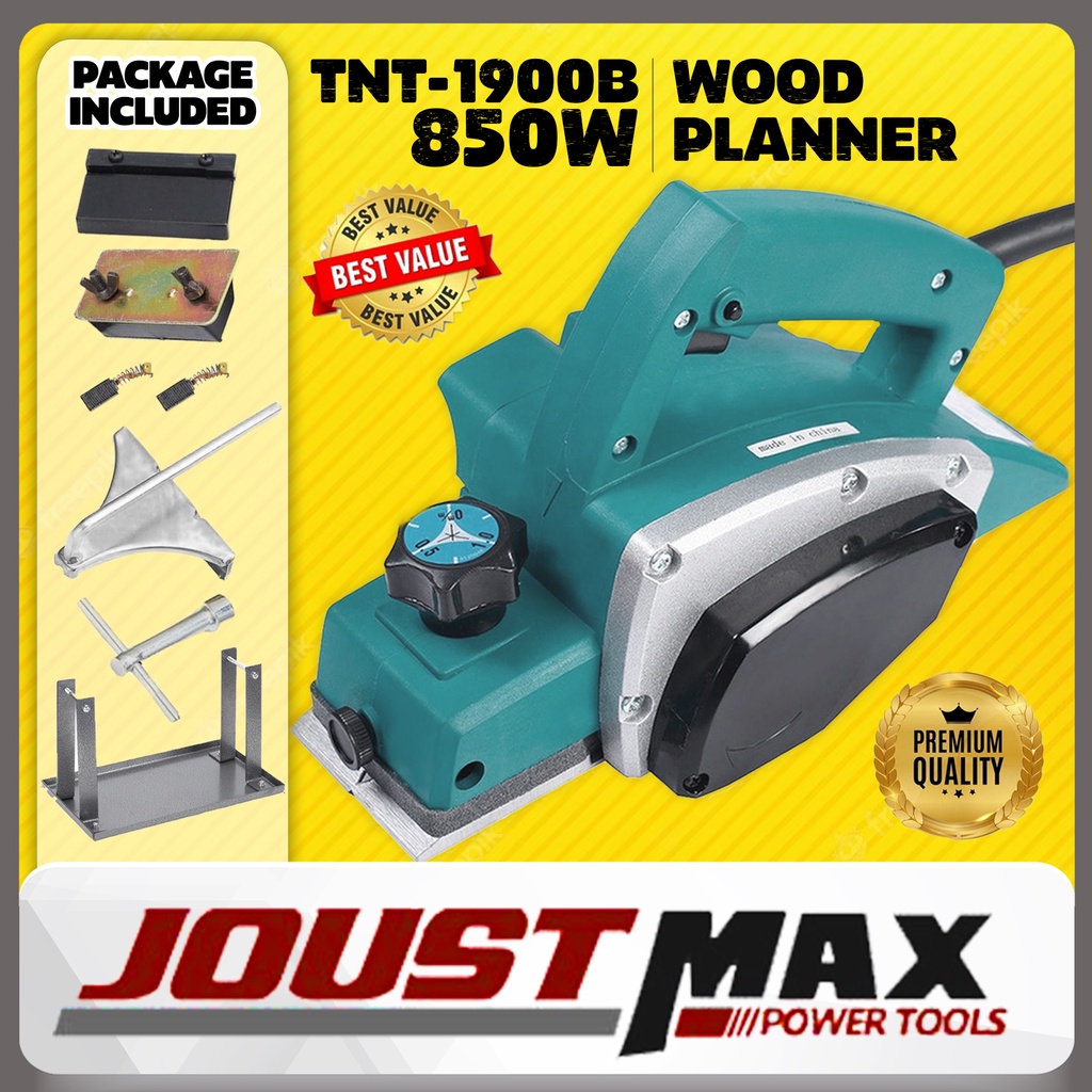 TNT-1900B 850W Electric Wood Planer machine Mesin Ketam Kayu Electric ...