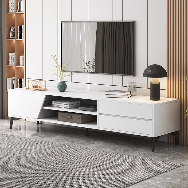 TV Cabinet Simple Retractable TV Cabinet Console Family Living Room 140 ...
