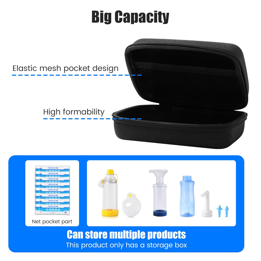 SALORIE Adult/Pediatric/Baby Silicone Aerosol Chamber Asthma Inhaler ...