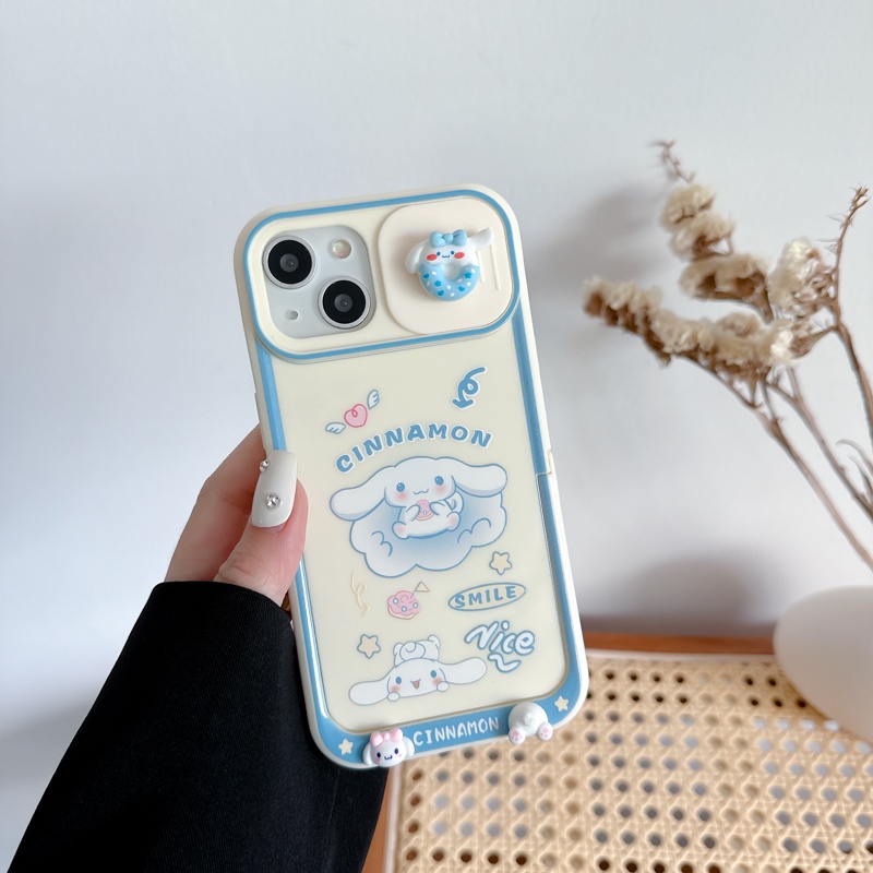 Stand Phone Case Pudding dog Compatible iPhone 14 13 12 Pro Max Plus 11 ...