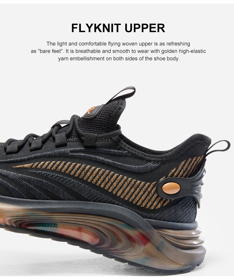 AMERICAN CAMEL Men's Comfort Casual Sneakers Mesh Shock Absorbing ...