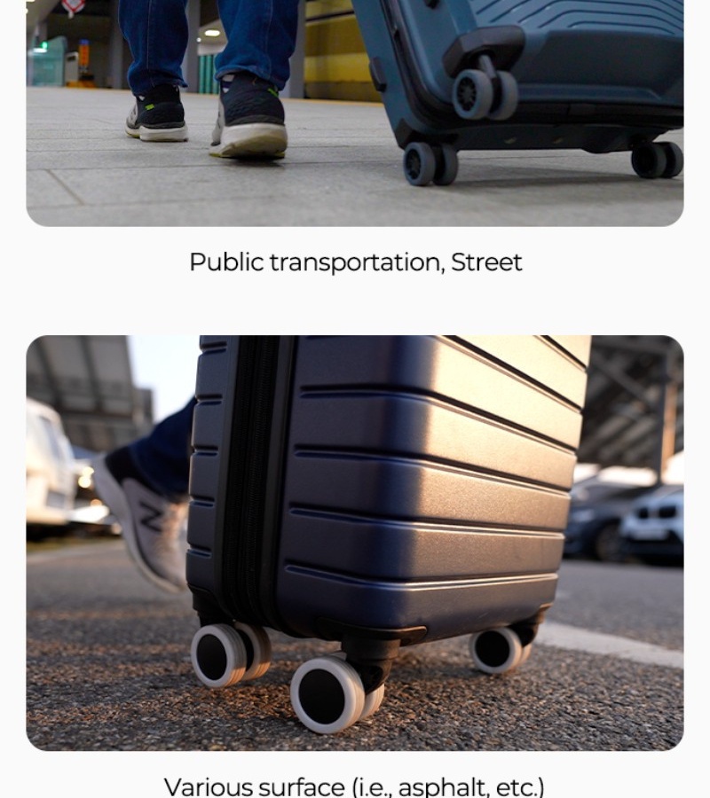 8pcs/50mm Trolley Case Silent Caster Cover Reduce Wheel Noise Luggage ...