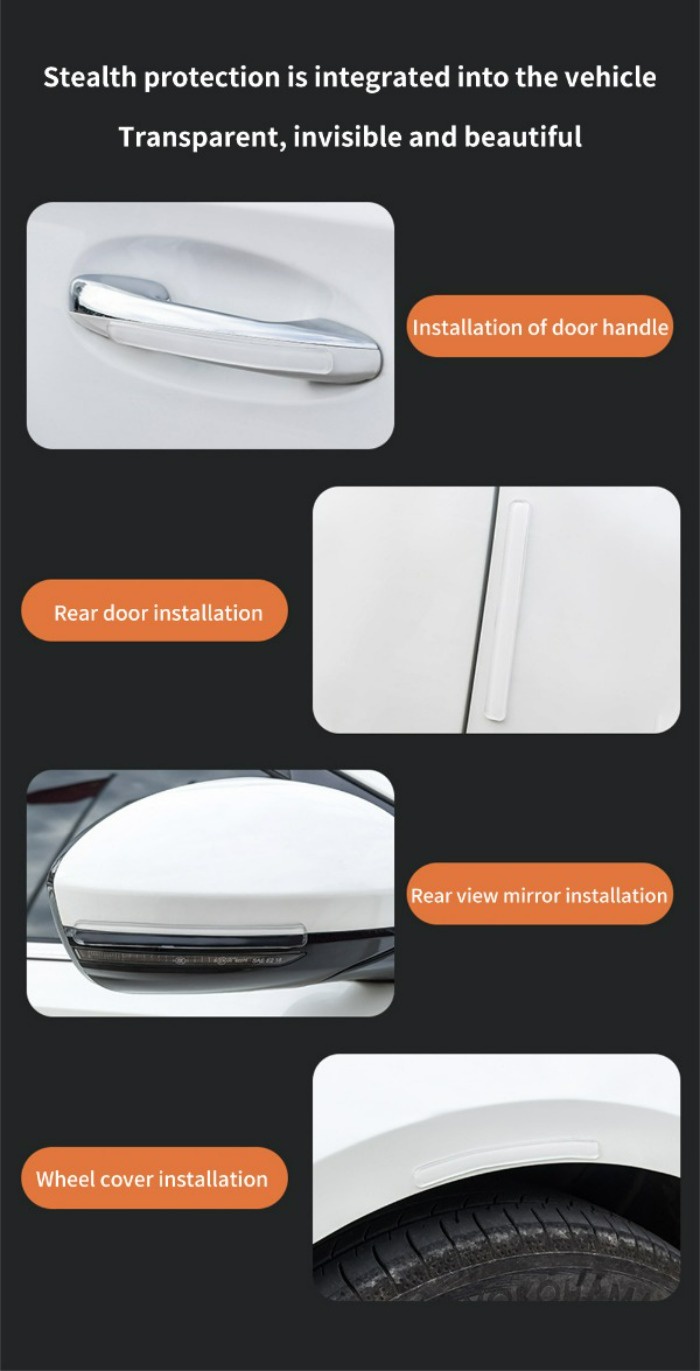 FEELING ️10pcs/sheet Silicone Anti-collision Door Sticker,Door Bumper ...