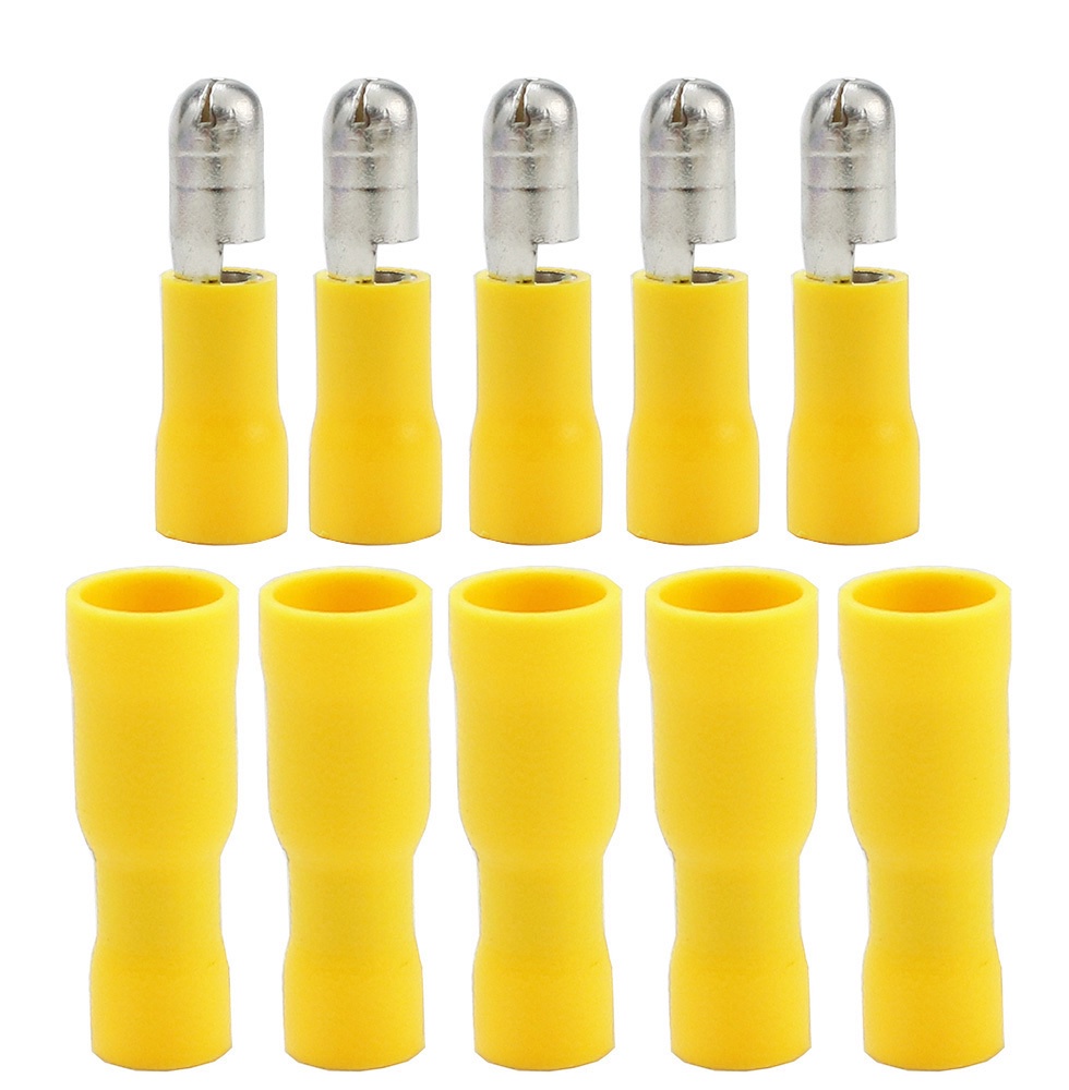 MPD+FRD PVC Bullet Shaped Female Male Insulating Joint Wire Connector ...