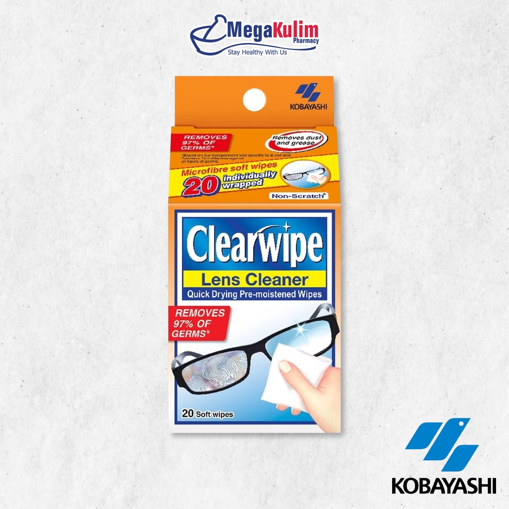 Clearwipe Lens Cleaner (20's) | Shopee Singapore