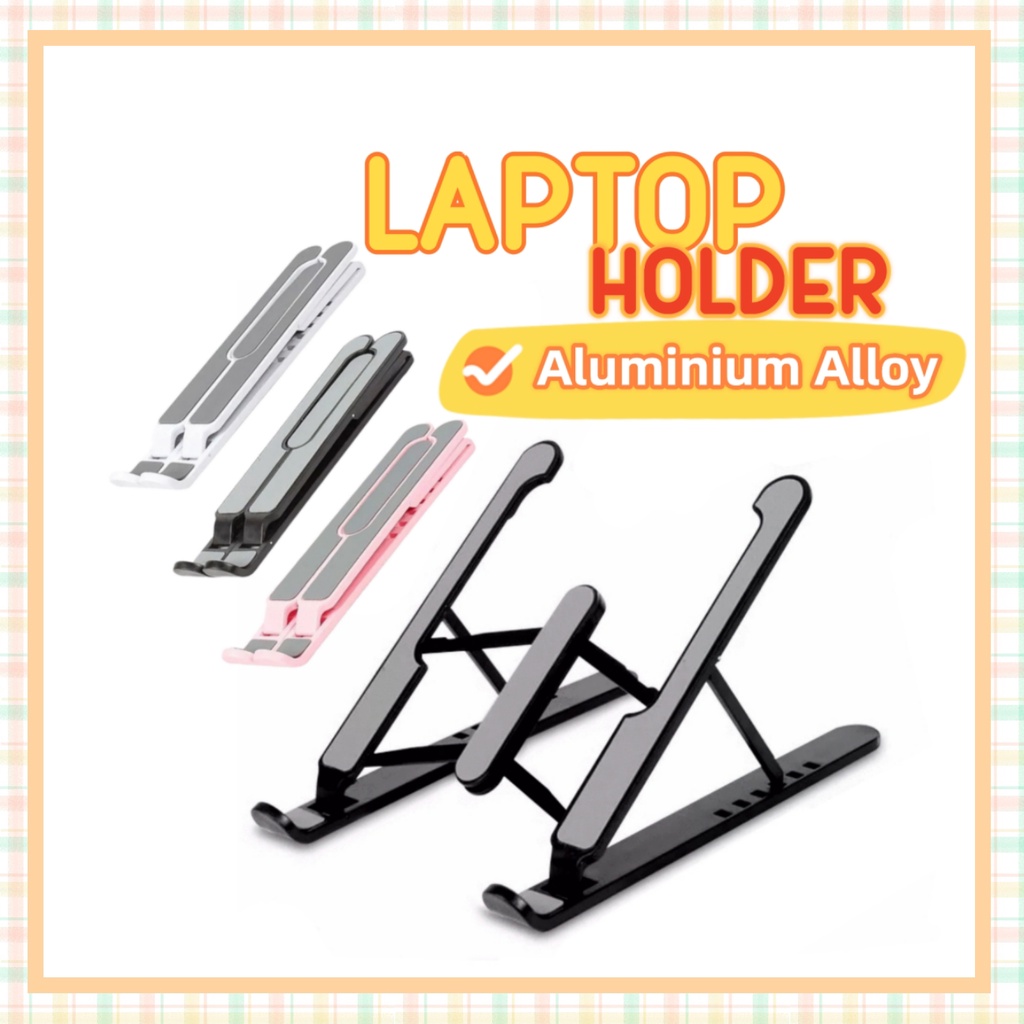 Alluminium Alloy Metal Non Slip Tablet Holder 6 Level Adjustable Height ...