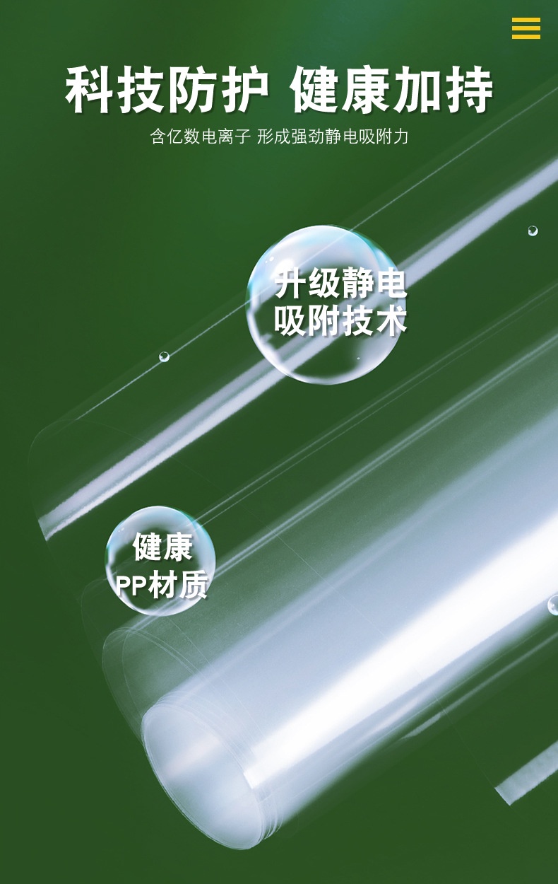 【SG STOCK】Static wall protective film does not hurt the wall decoration ...