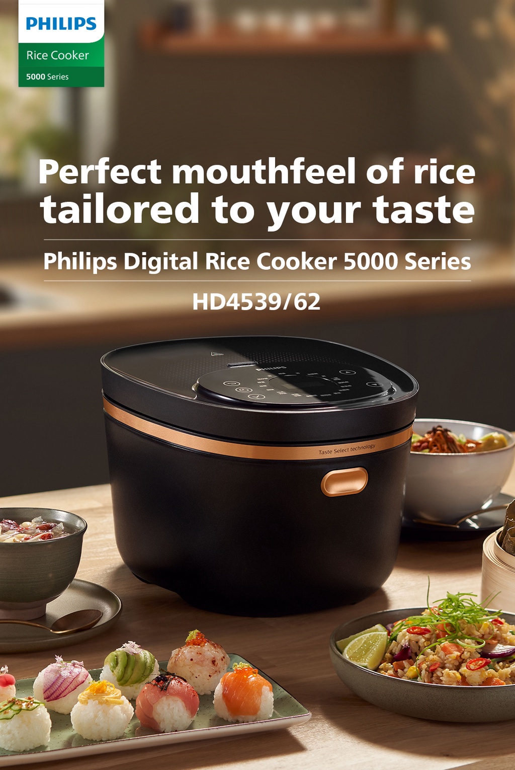 Philips HD4539/62 | Advanced IH Digital Rice Cooker | 1.5L | IH ...