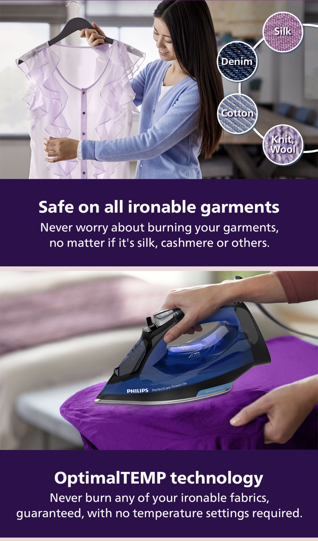 PHILIPS PerfectCare Steam Iron - GC3920/26 | Shopee Singapore