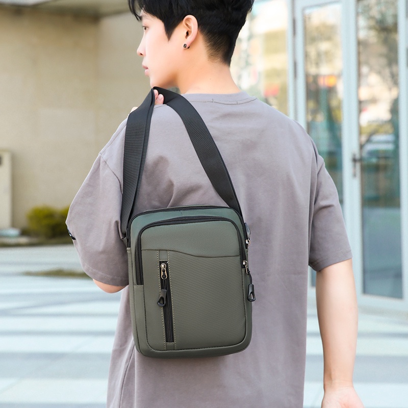 Men Waterproof Shoulder Bag Men's Casual Crossbody Bags 414 | Shopee ...