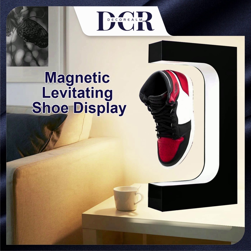 DCR Magnetic Floating Shoe Display Stand Levitation Sneaker Holder With ...