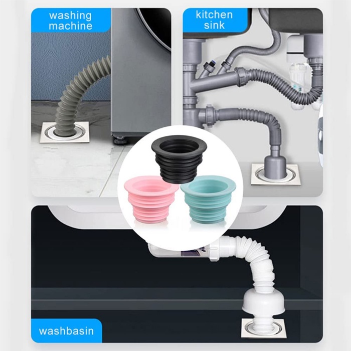 FEELING🔥Washing Machine Drain Cover,Pipe Cover,Sewer Pipe Pest Control ...