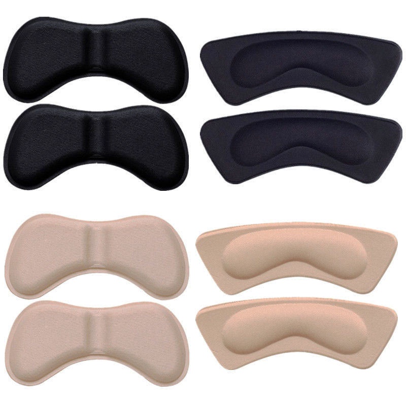 2 Pcs Sponge Heel Inserts Insoles Pad Adjustable Toe Protector Sticker ...