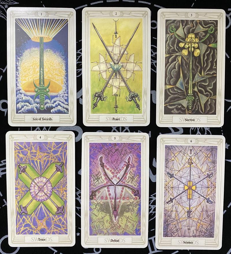 Alester crowley thoth Tarot deck Cards | Shopee Singapore