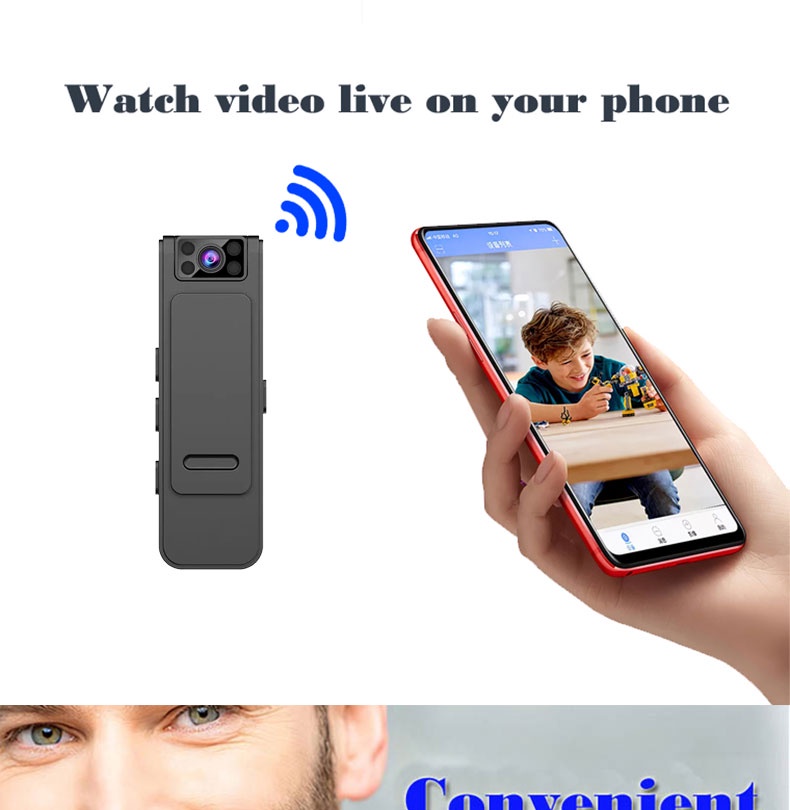 Body Wifi Camera Small Video Camcorder Portable Micro Camera mini Cam ...