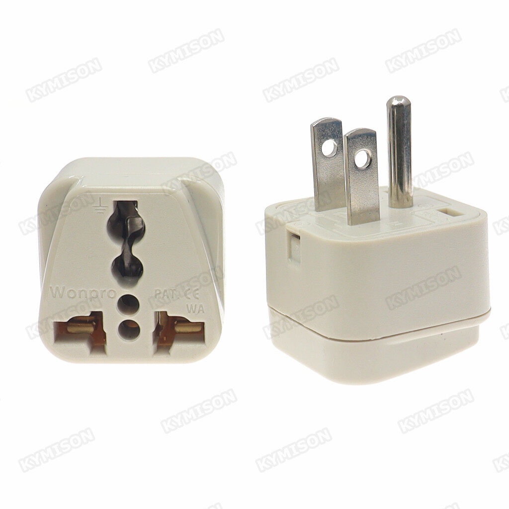 Wonpro US AC Power Travel Plug, Universal Japan United States Canada ...