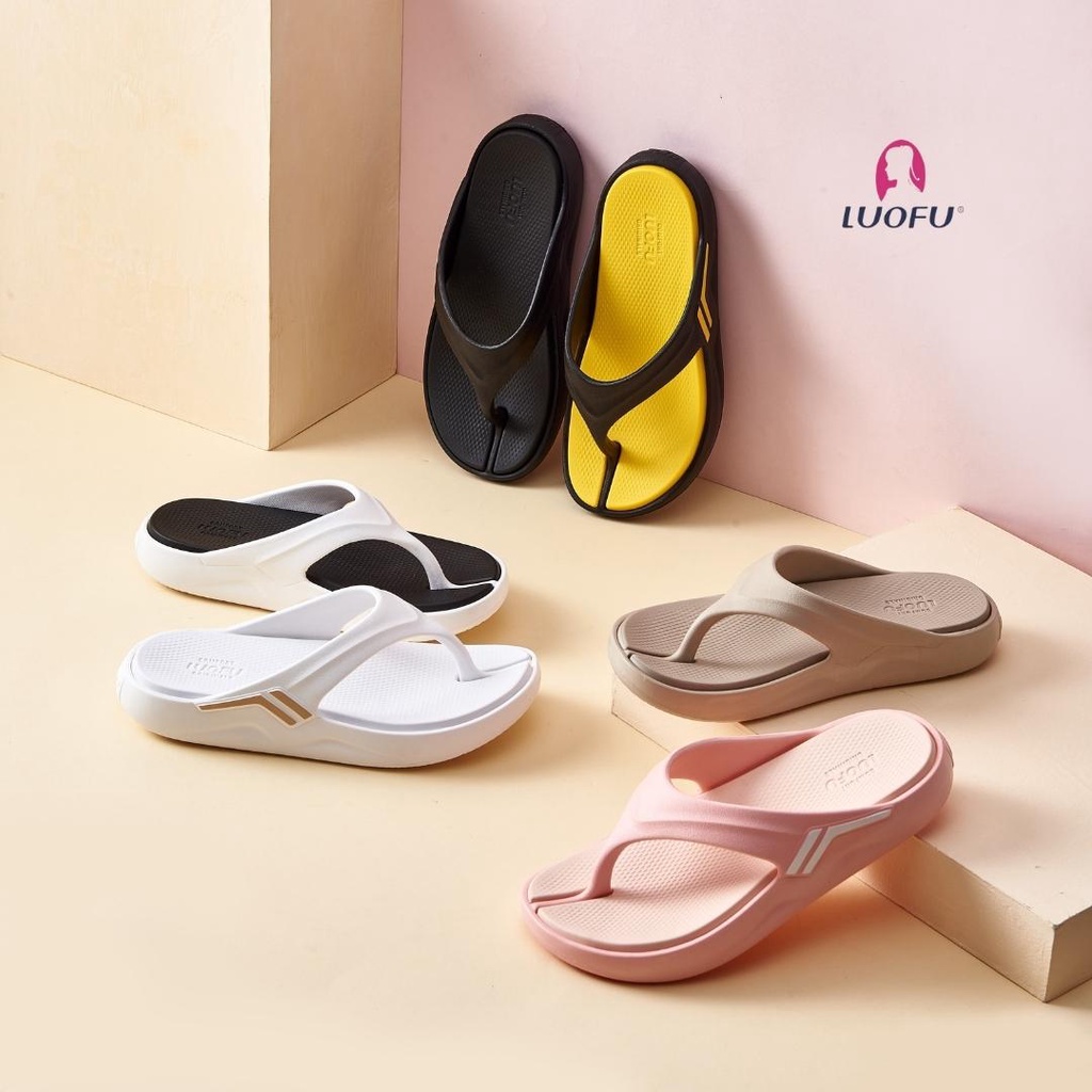 LUOFU Women's EVA Flip-flops Slippers E6217L | Shopee Singapore