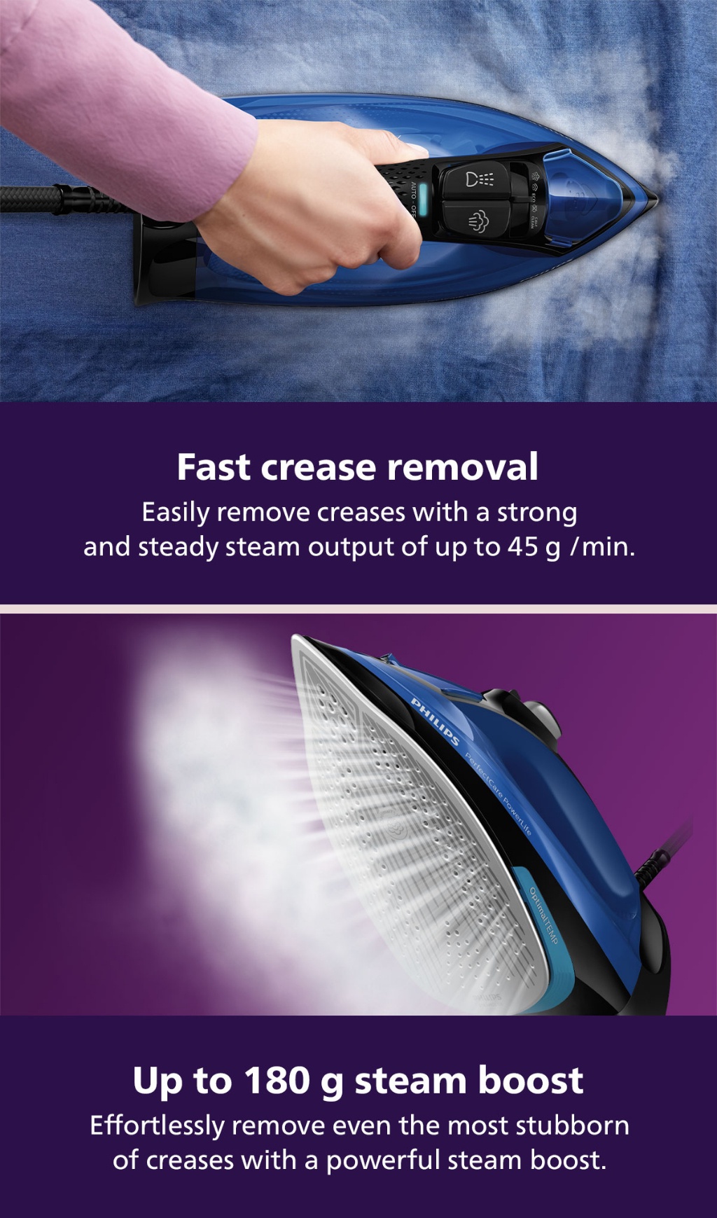 PHILIPS PerfectCare Steam Iron - GC3920/26 | Shopee Singapore