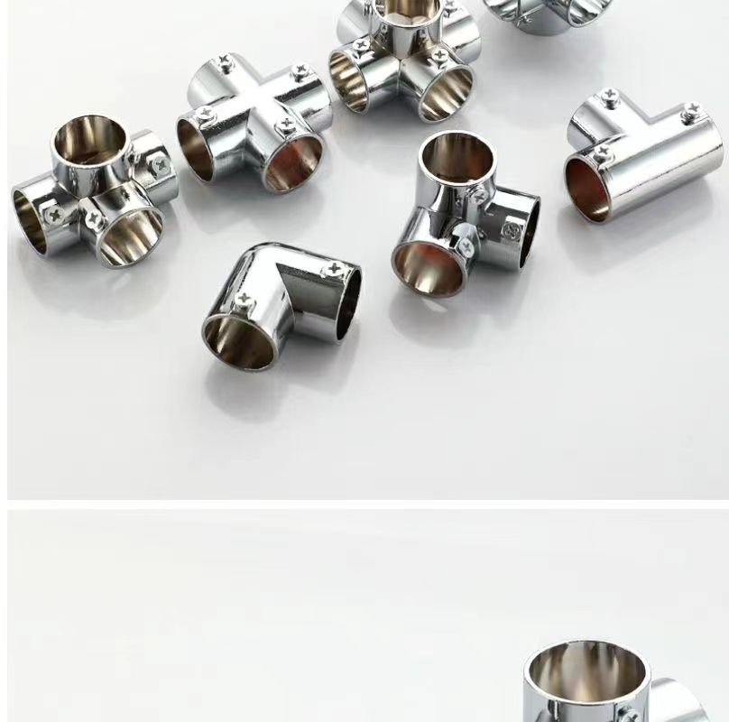 19/25/32 Stainless Steel Connector Display Clothes Rack Holder Elbow ...