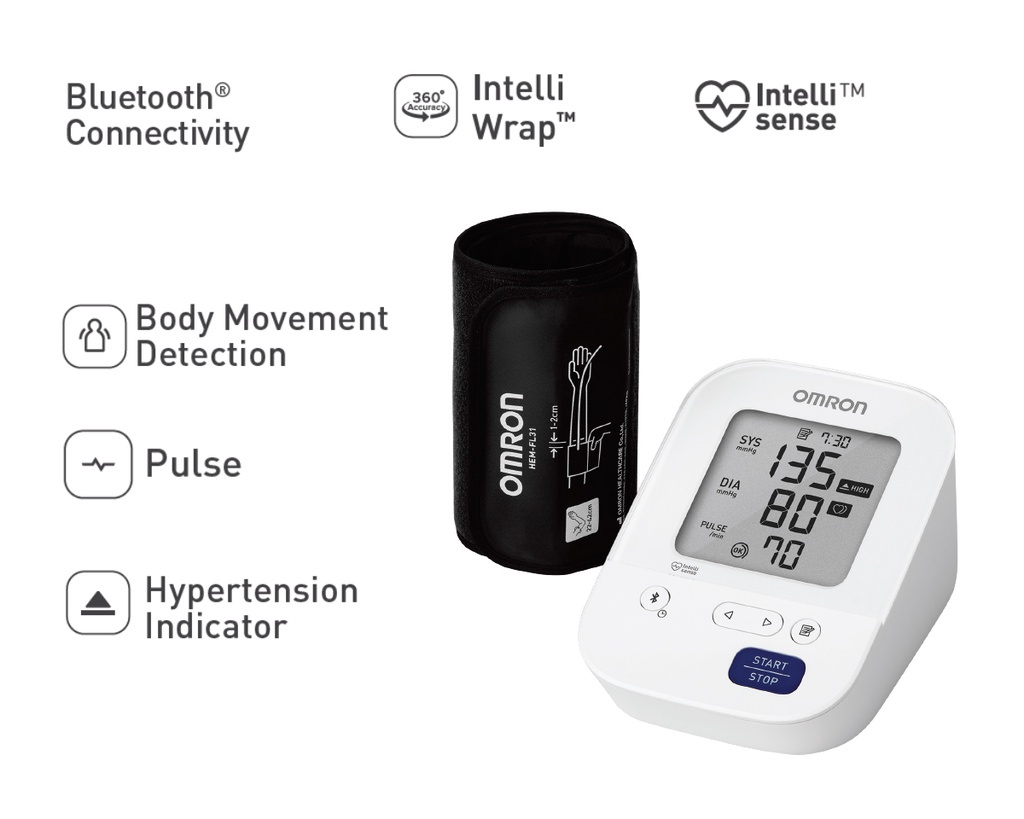 Omron Upper Arm Blood Pressure Monitor HEM-7156T [ 3+3 years warranty ...
