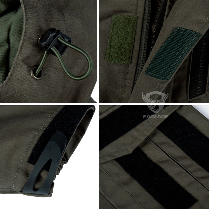 EAGLADE Tactical Motorcycle Jacket JT-QX2 In Black Waterproof | Shopee ...