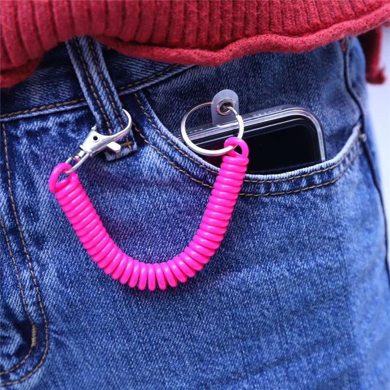 Outdoor Phone Key Cord Clasp Hook /Multifunctional Retractable Spring ...