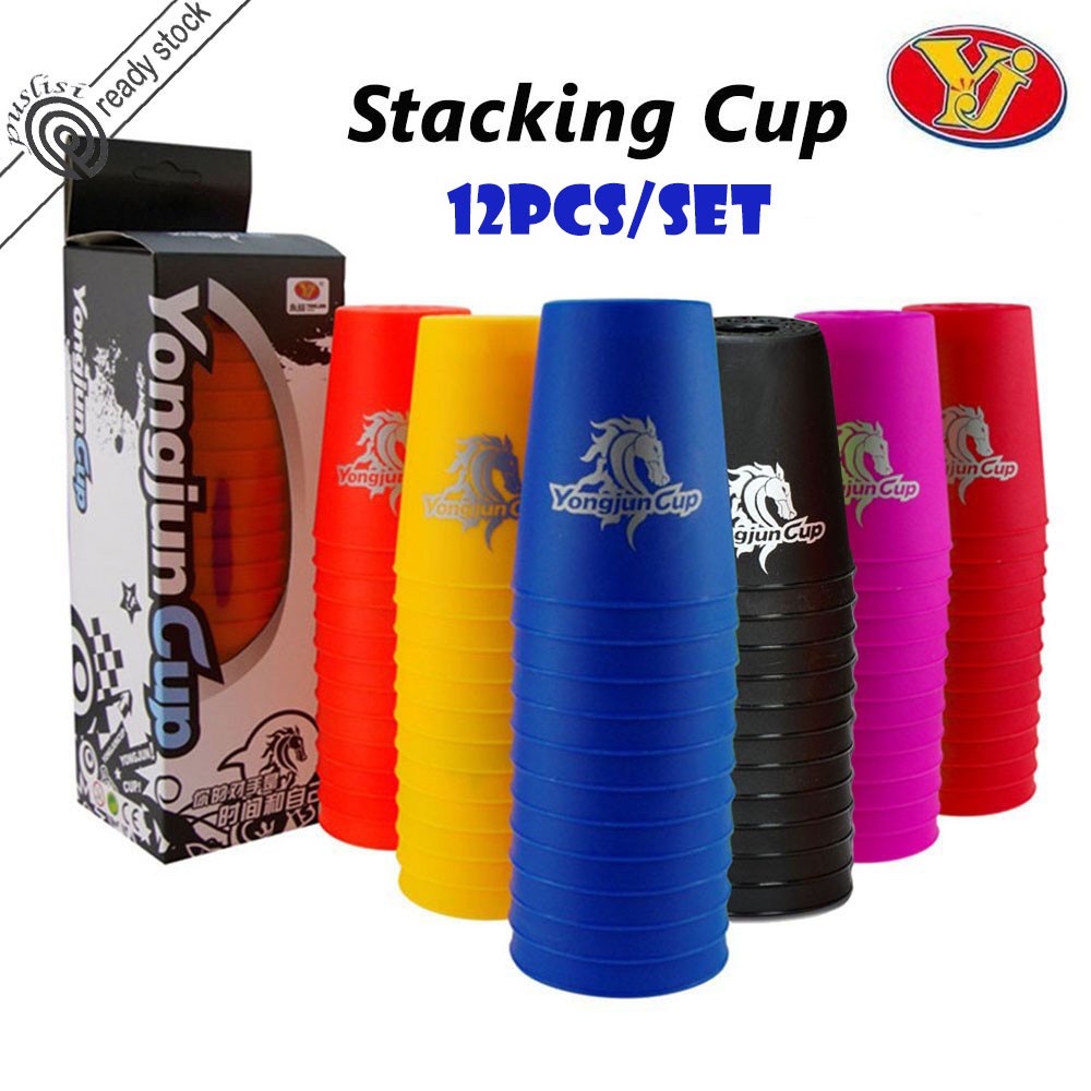 YJ Yongjun Speed Flying Cup Stacking Cup Stacks Cup | Shopee Singapore