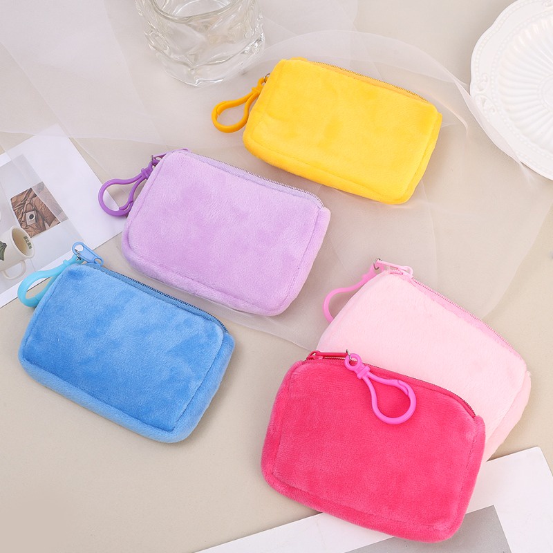 Cartoon Mini Square Coin Purse Handbag Zipper Package Pouch Wallet Key ...