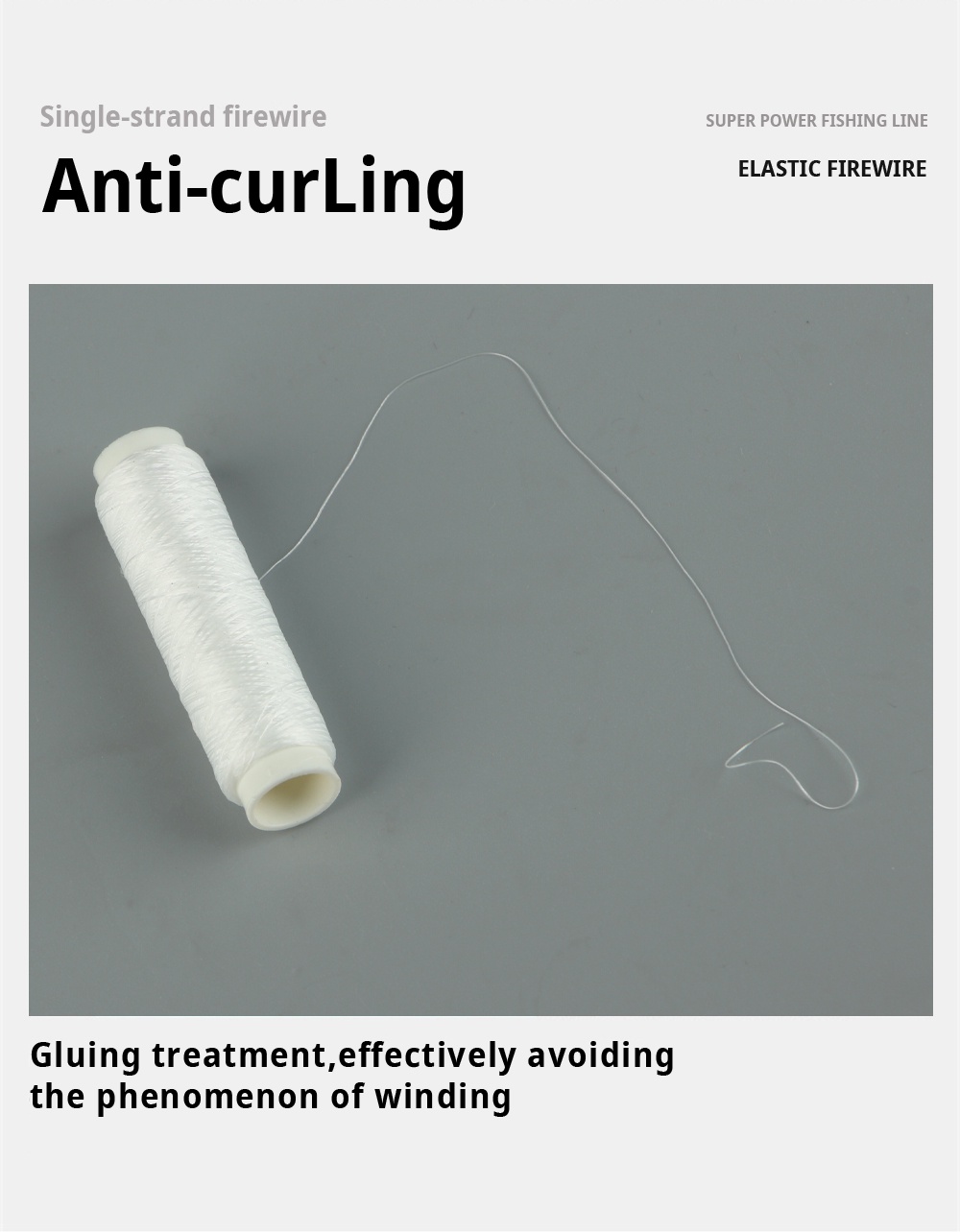 FTK 250M High Tensile Bait Elastic Thread 0.2mm Sea Invisible Fishing ...