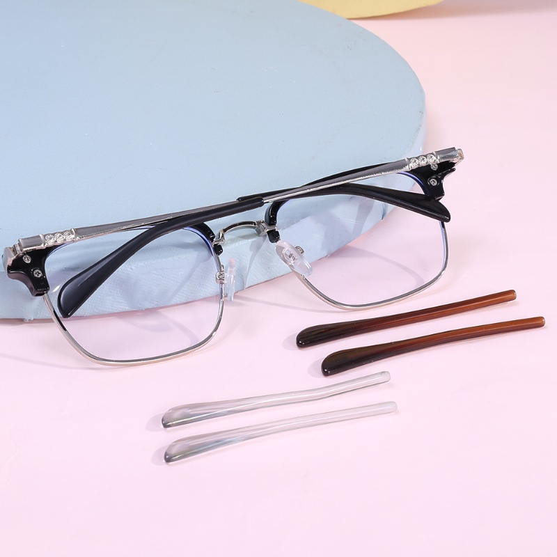 A Pair of Sunglasses Set Soft Leg Replacement Leg Cover Temples Glasses ...