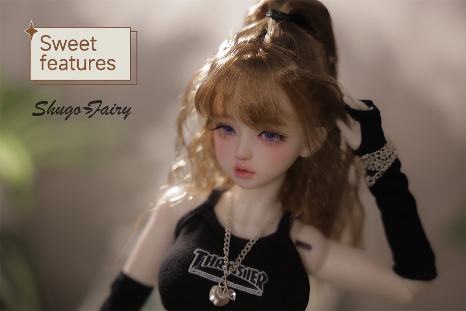 Shuga Fairy 1/4 Pearl BJD Doll New Design Sweetheart Girly Face Meat ...