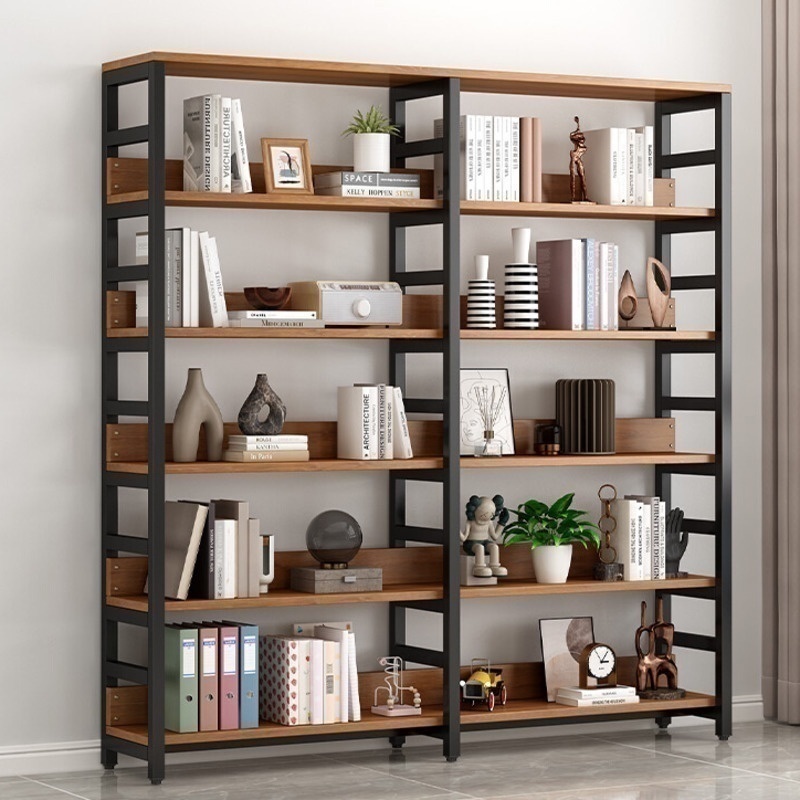 Bookshelf Floor Multi-layer Display Shelves Living Room Study Iron ...