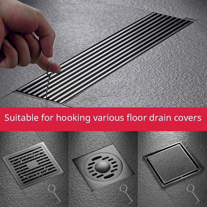 Xinkunlong Floor Drain Hook Made Of 304 Stainless Steel, Convenient And ...