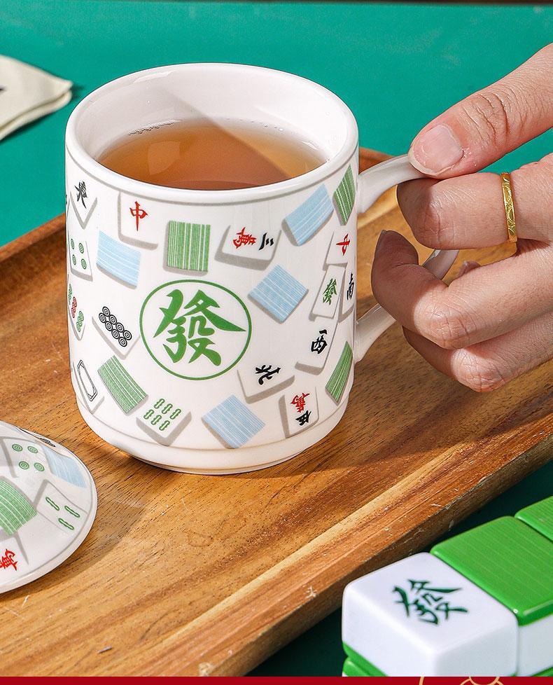 Hotel Chess Room Tea Cup Chinese Mug Conference Office Ceramic Cup ...