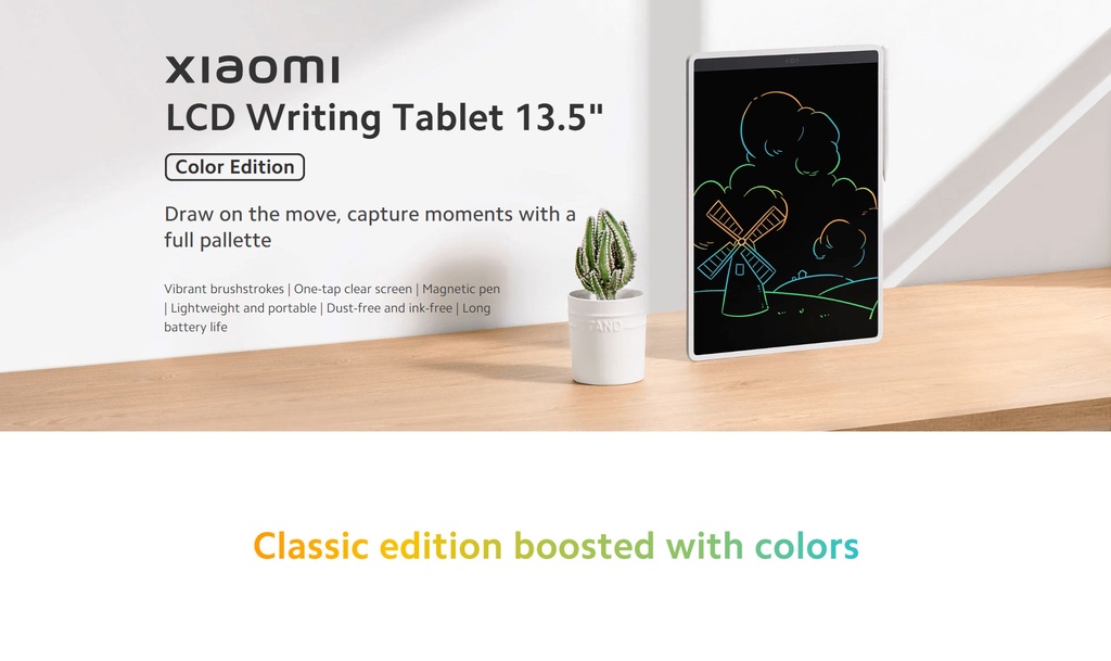 Xiaomi LCD Writing Tablet 13.5" (Color Edition) | Shopee Singapore