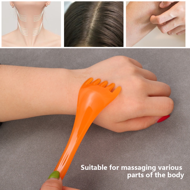 1 Pc Five Claw Meridian Massage Head Scraping Stick Resin Massage Comb ...