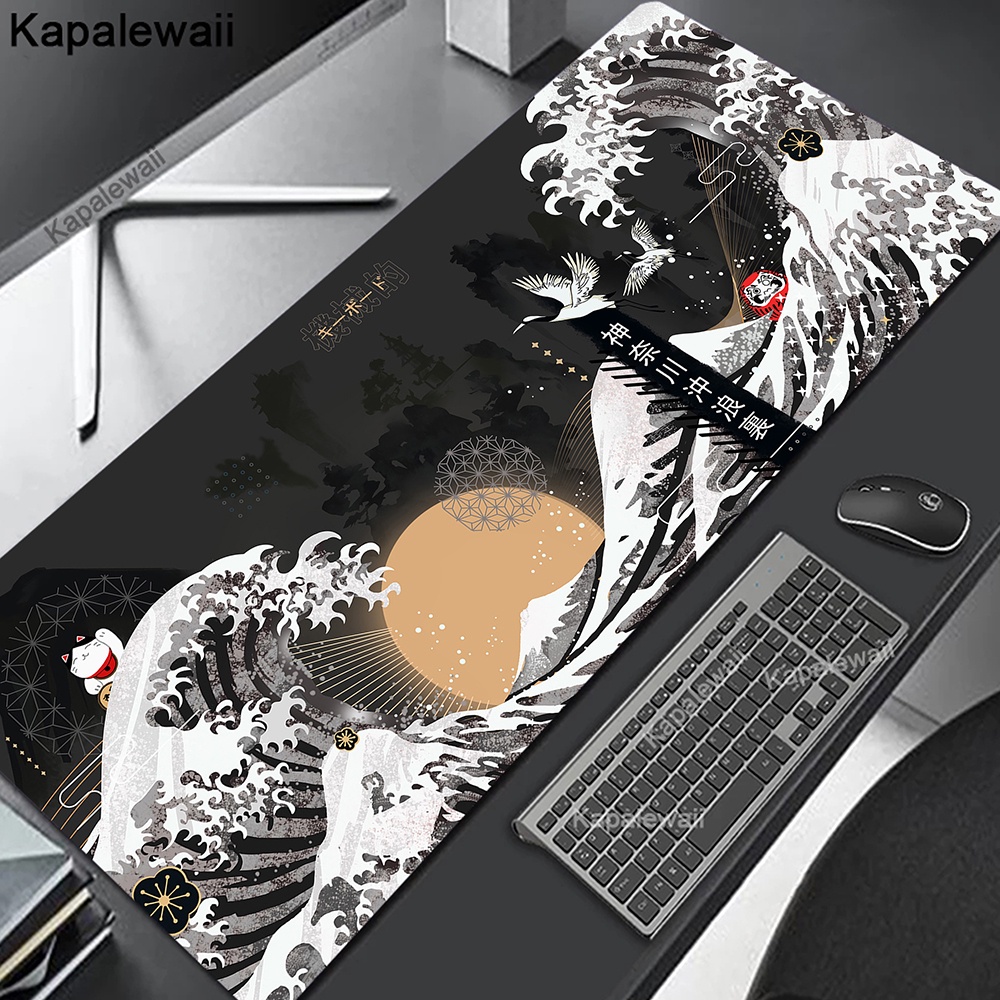 Art Dragon Personalized Gaming Laptop Gamer Desk Mat Japanese Mouse ...
