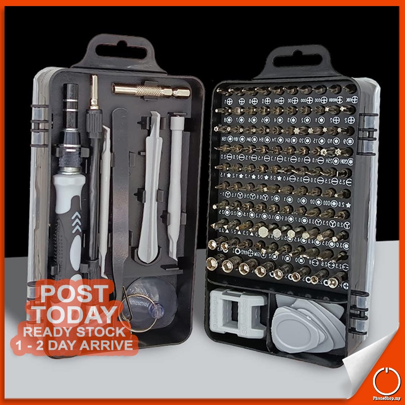 SWITCHABLE 115 In 1 DIY Repair Tool Kit Precision Magnetic Screwdriver ...