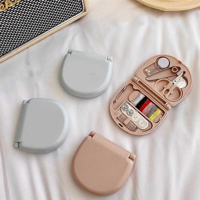 1 Set Needle and Thread Box Button Pin Storage Box Sewing Box Household ...