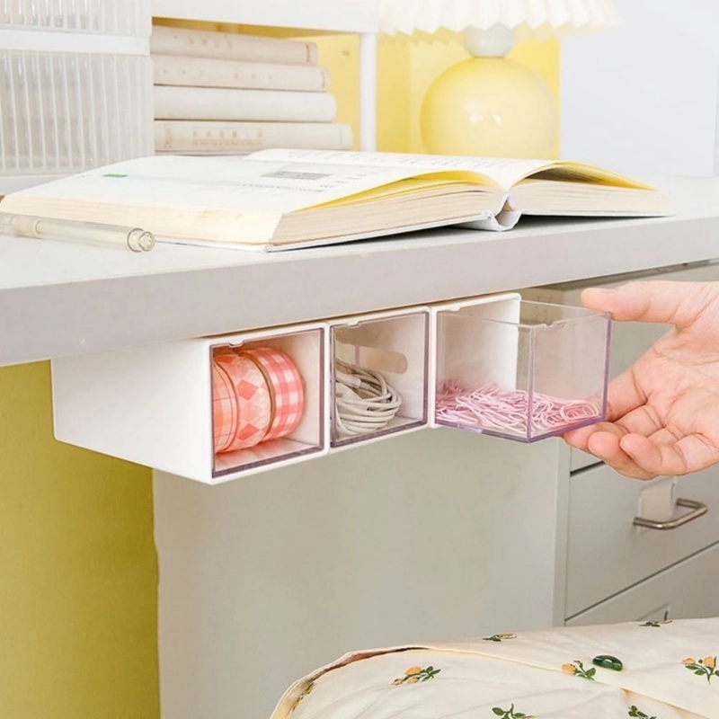 Pull-out Stationery Jewel Case Stackable Home Storage Container Wall ...