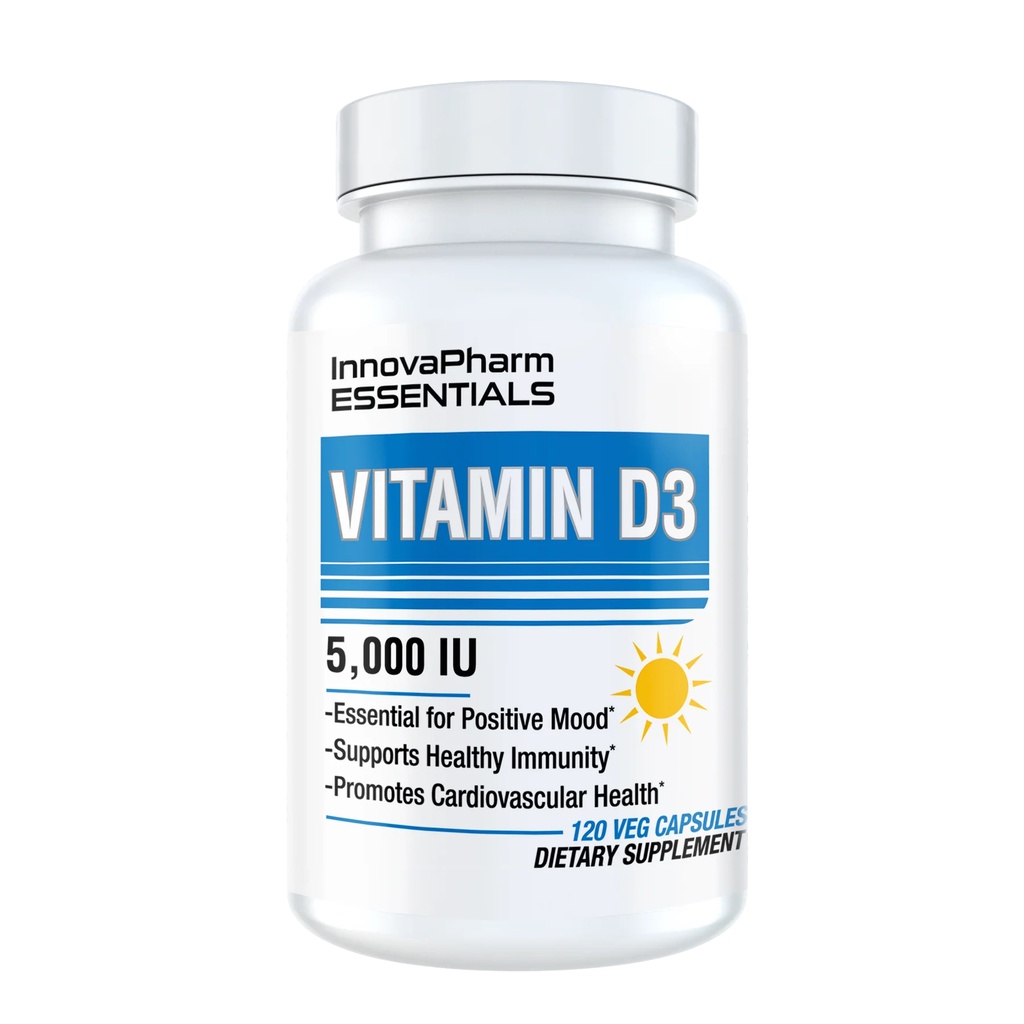 InnovaPharm VITAMIN D3 MAXIMUM STRENGTH (125 Capsules) | Shopee Singapore