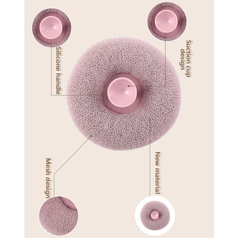 【New Model】Skin Friendly Shower Ball/Exfoliating Shower Ball/Soft ...