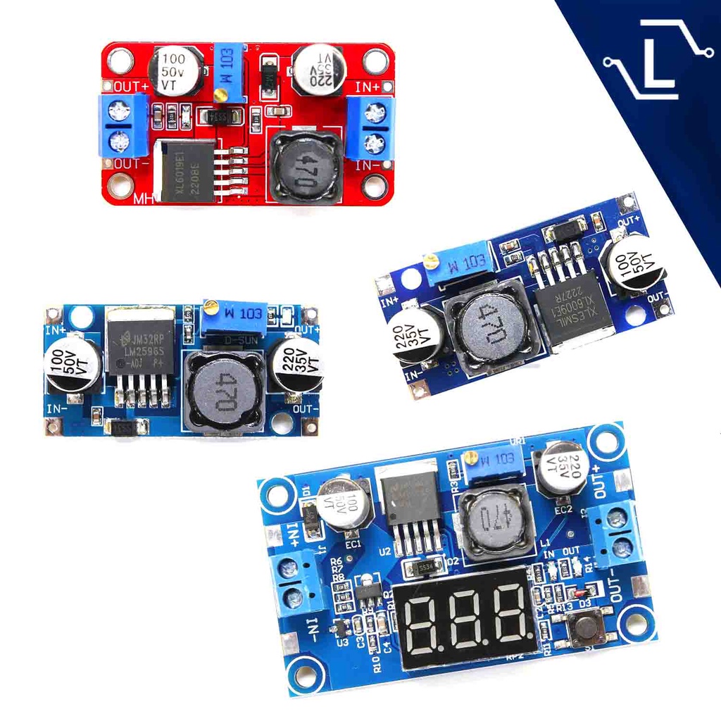 [Luminense] DC DC Converter Power Module Step Up Step Down LM2596 ...
