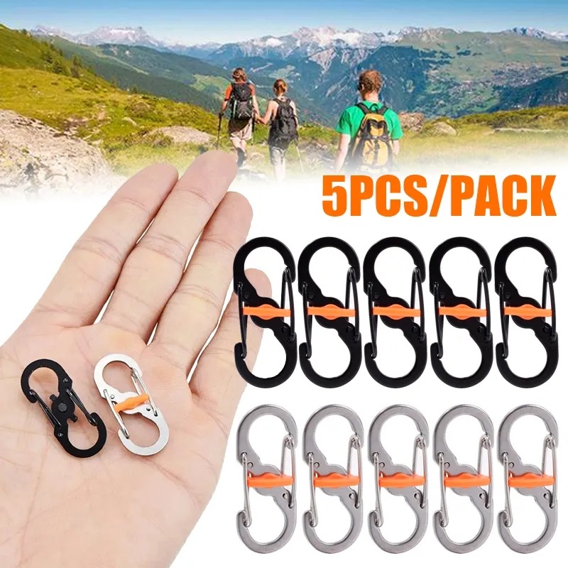 [ Wholesale Prices ][ Featured ] Mini Key Buckle Hooks Stainless Steel ...