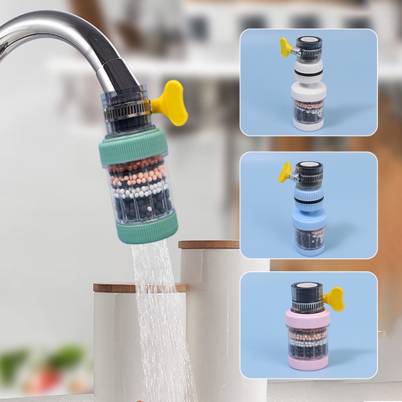 6 Layers 360 Degree Rotation Faucet Filter / Universal Kitchen Tap ...