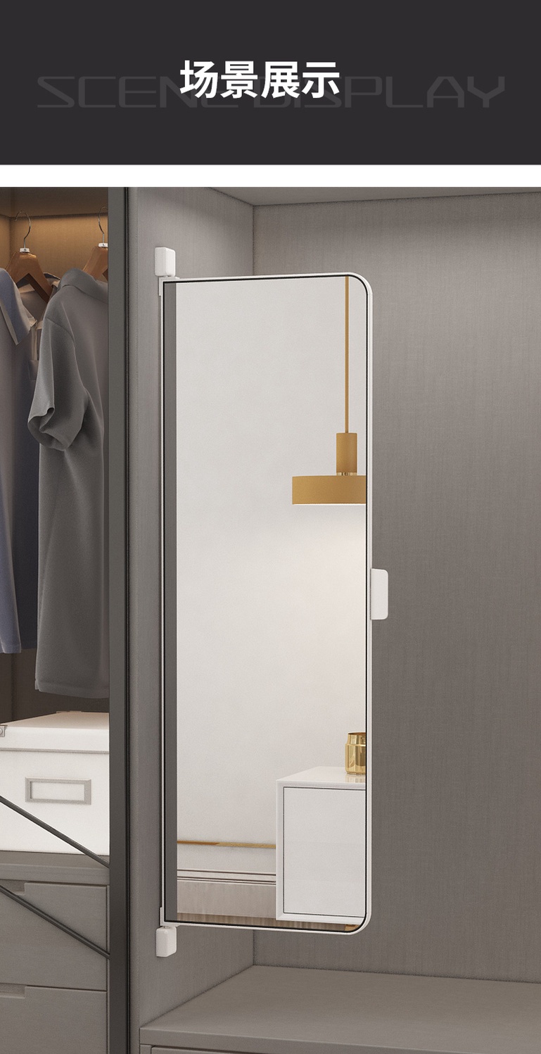 Folding Wardrobe Mirror Sliding Mirror Dressing Mirror Wardrobe Built ...