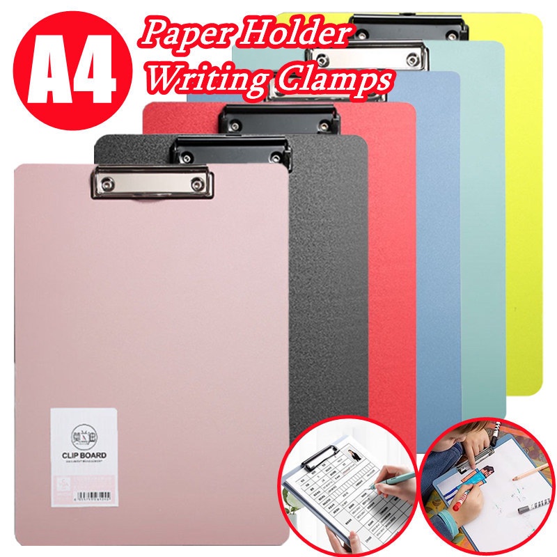 A4 Paper Holder Writing Clamps Thickened Writing Pad Conference Folder ...
