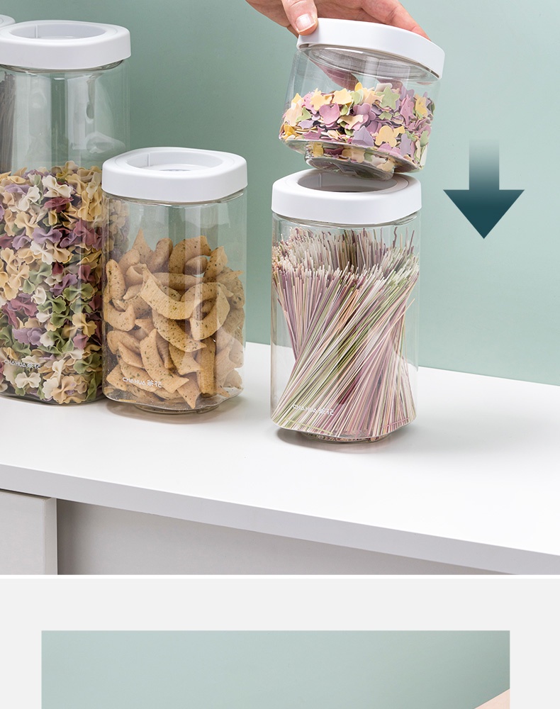 CHAHUA Stackable Lockable Airtight Food Storage Container, Snack Box ...